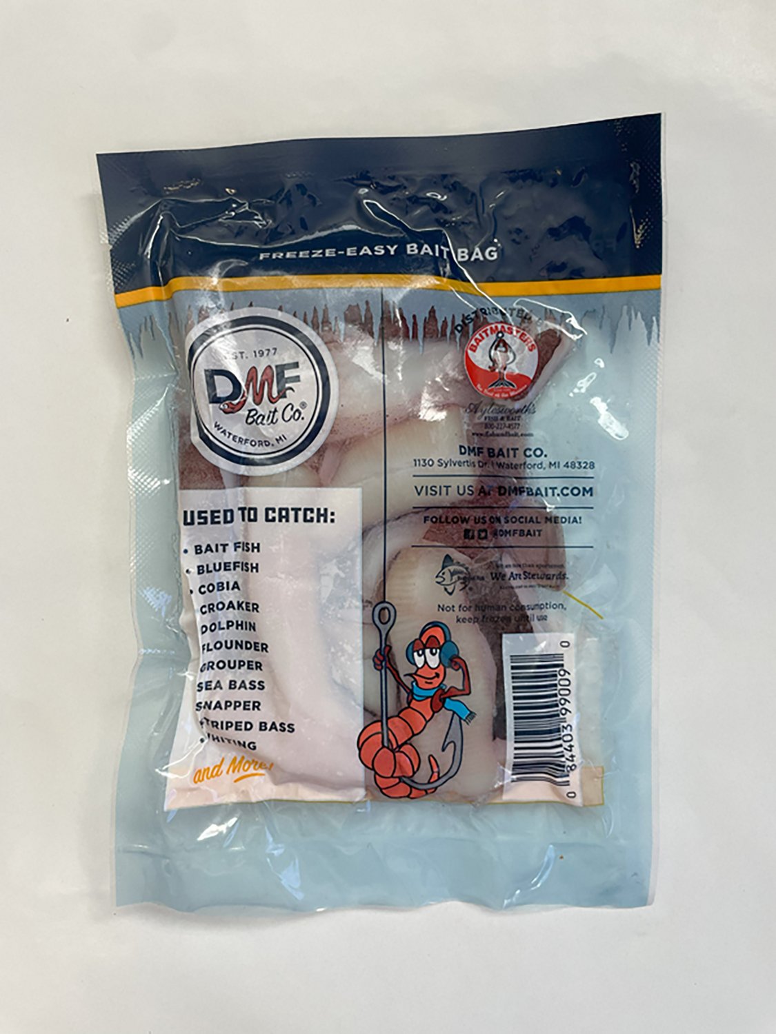 DMF Bait Cut Squid 8 oz Frozen Bait | Academy