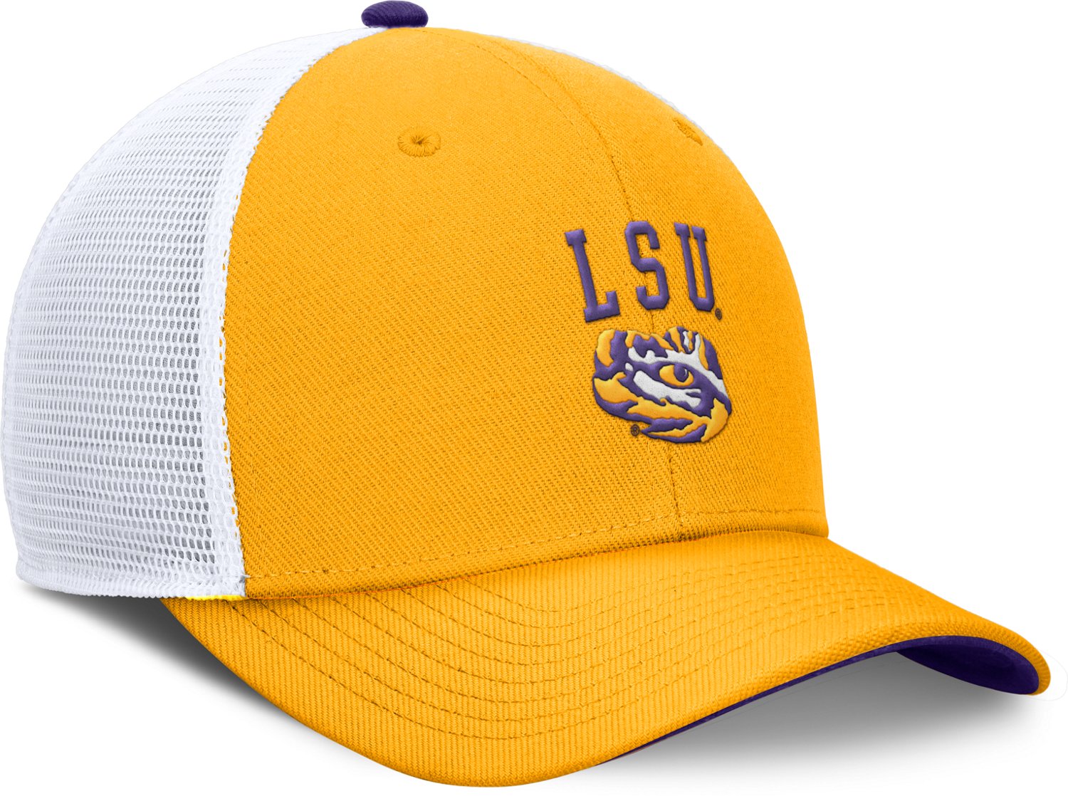 Nike LSU Rise Structured Trucker Adjustable Cap | Academy