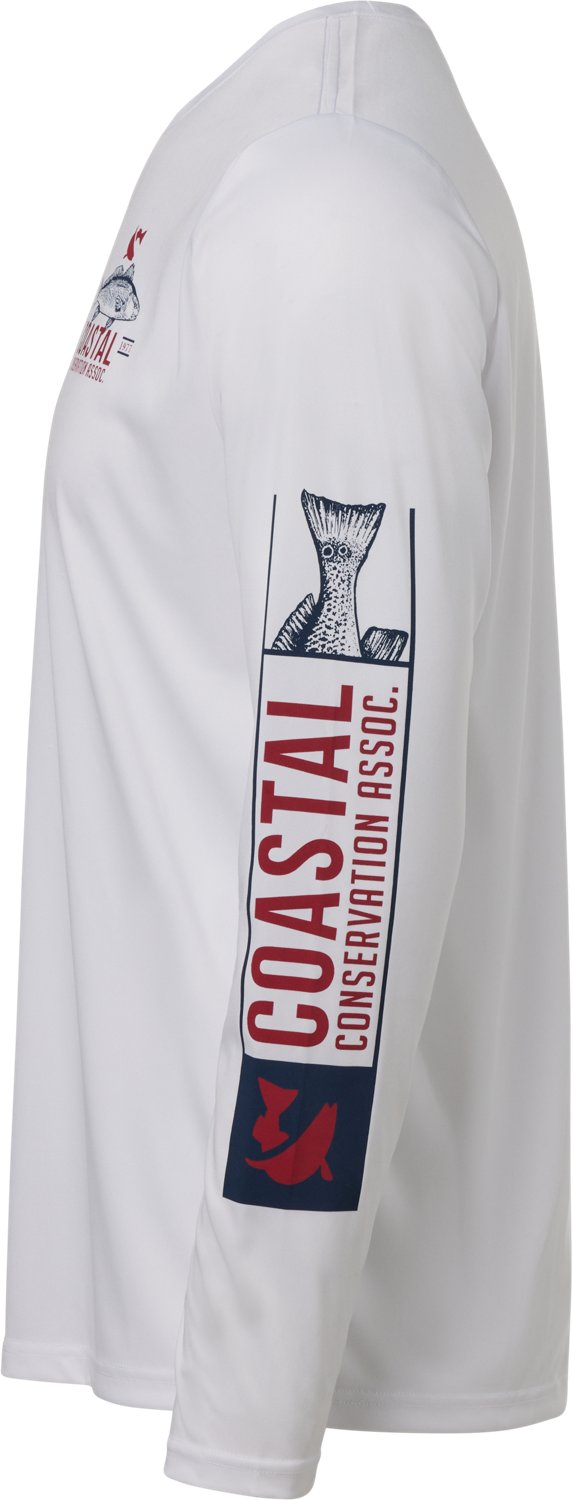 CCA Men's Fish Tail Long Sleeve Performance T-shirt | Academy