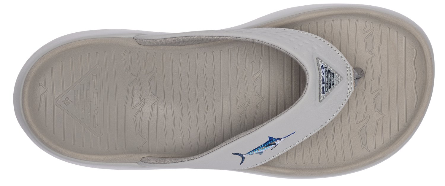 Columbia Sportswear Men's PFG Boatside Fish Flip Flop | Academy