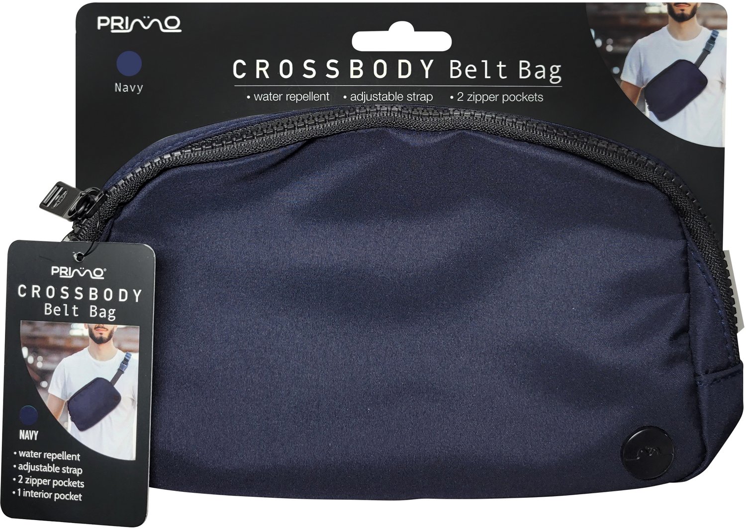 Primo Crossbody Belt Bag with Zippered Pocket | Academy