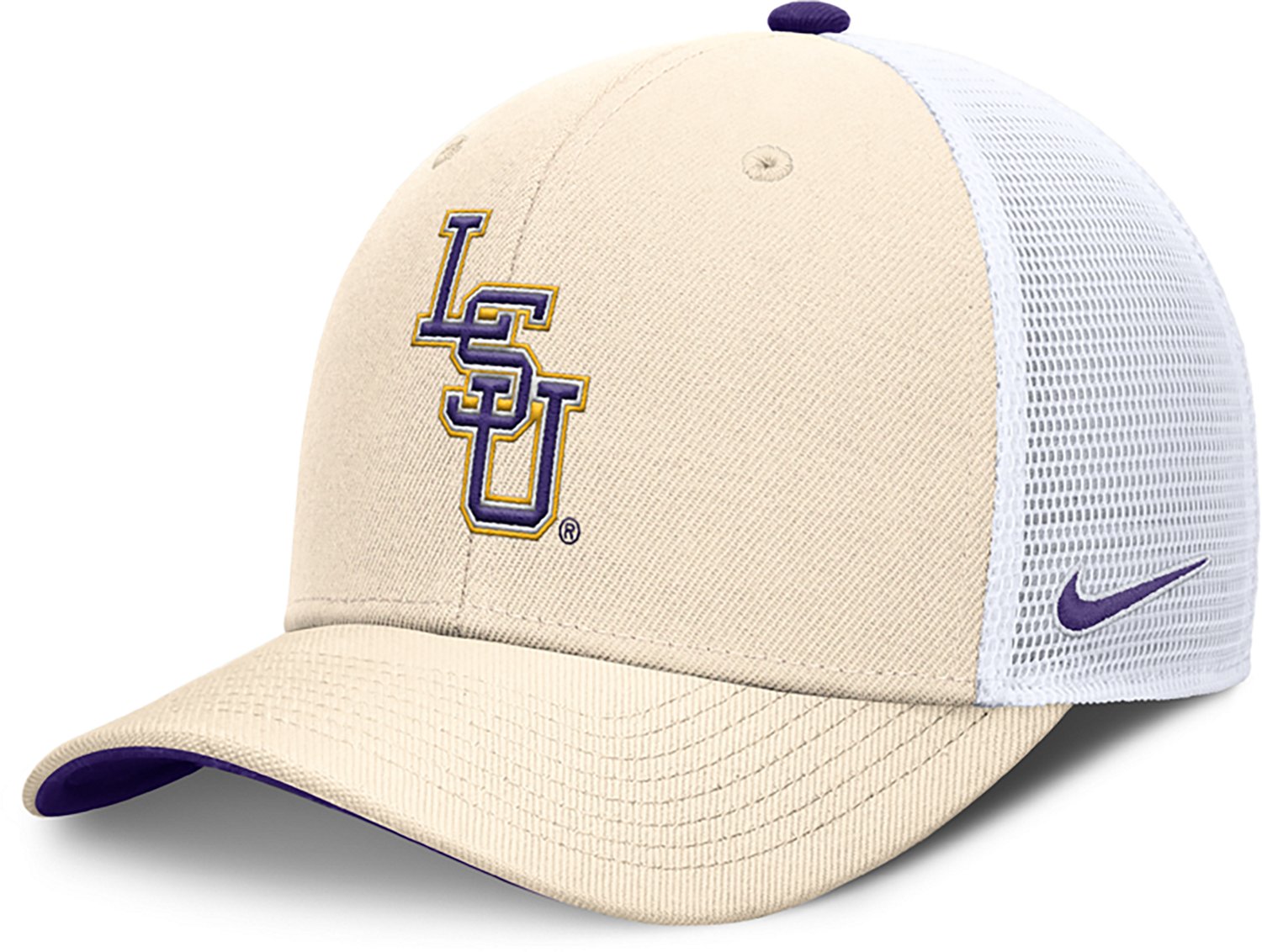 Nike Men's LSU Primetime DF Rise Structured Trucker Cap | Academy