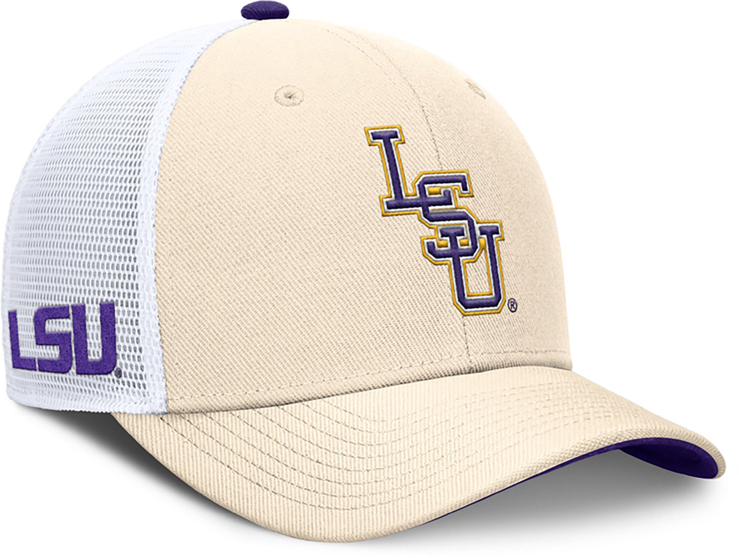 Nike Men's LSU Primetime DF Rise Structured Trucker Cap | Academy