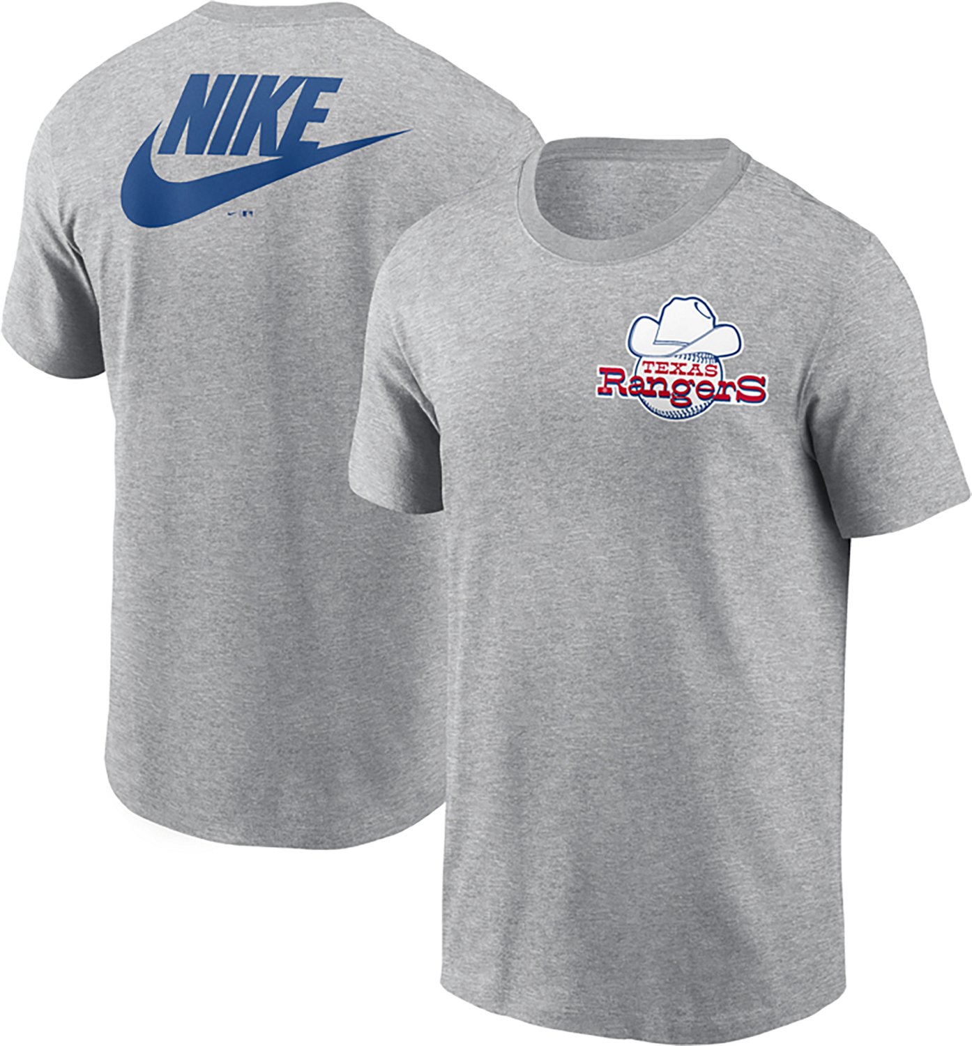 Nike Men's Rangers Cooperstown Large Logo 2 Hit T-shirt | Academy