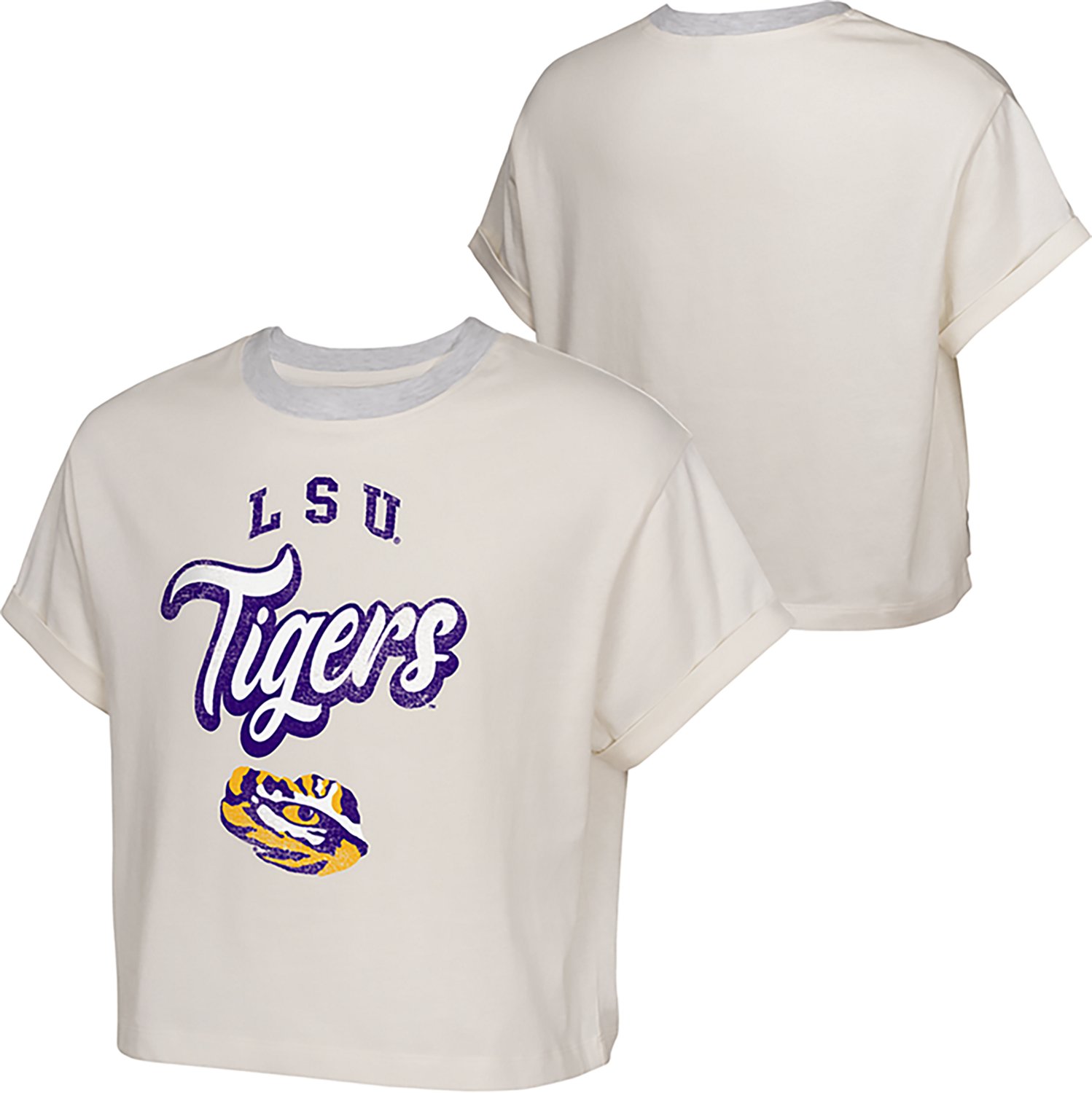 Outerstuff Girls' LSU Coin Toss T-shirt | Academy