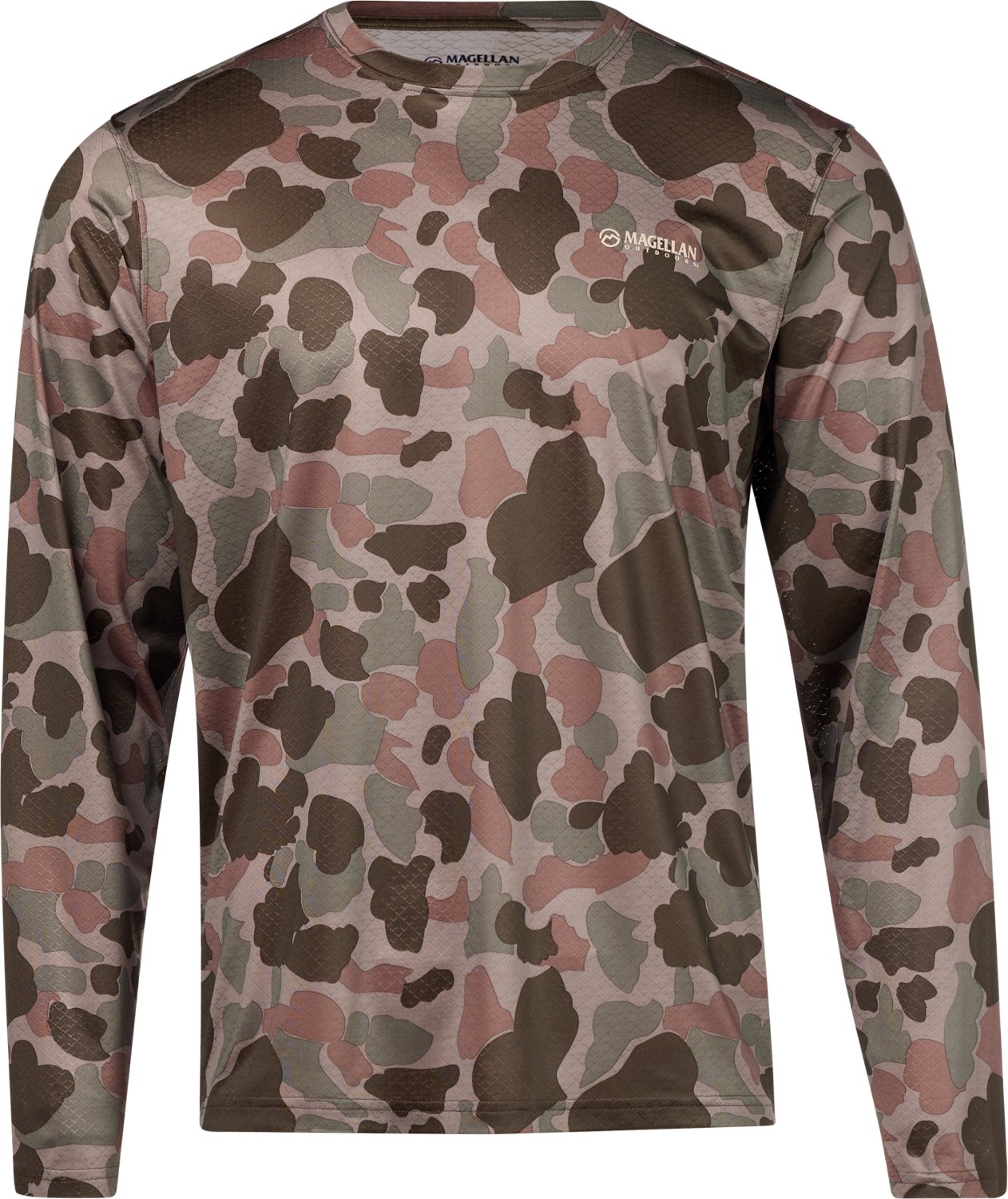 Magellan Outdoors Hunt Gear Men's Eagle Pass Tech Mesh Long Sleeve T ...
