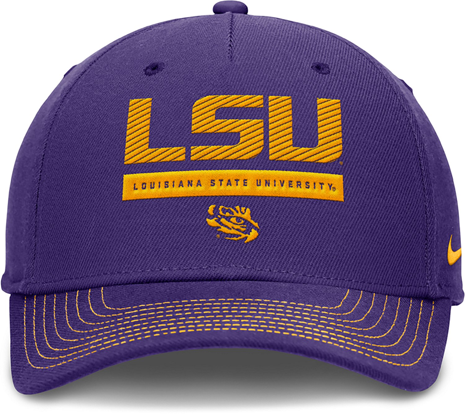 Nike LSU Rise Structured Adjustable Cap | Academy