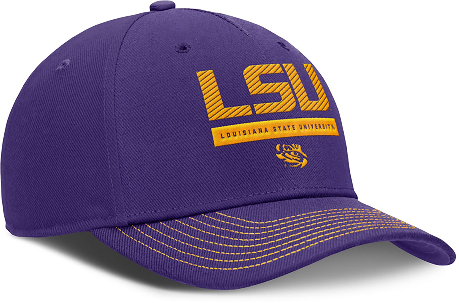 Nike LSU Rise Structured Adjustable Cap | Academy