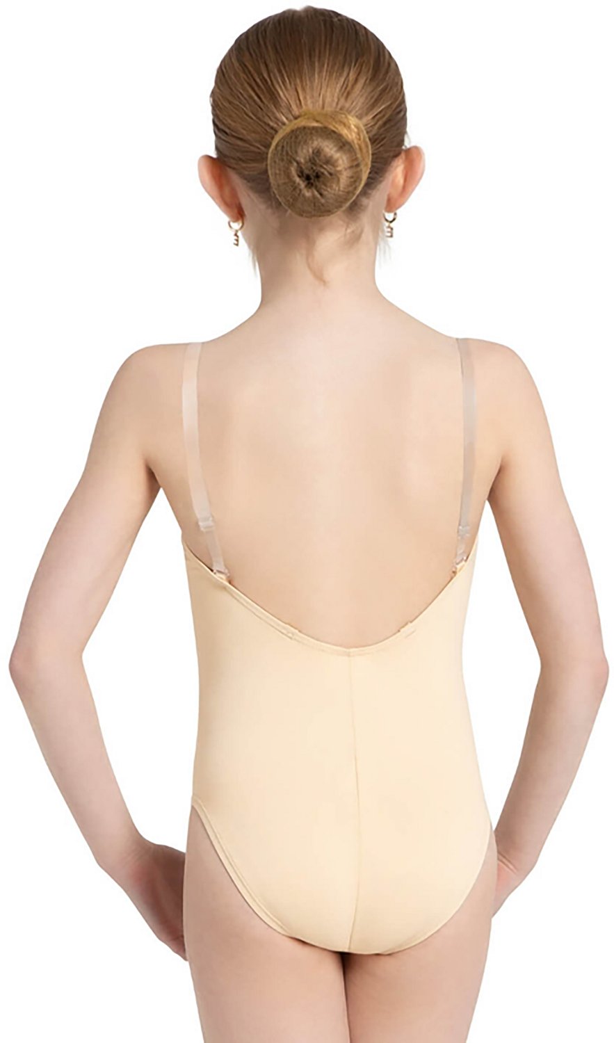 Capezio Girls' Camisole Leotard With Clear Transition Straps | Academy