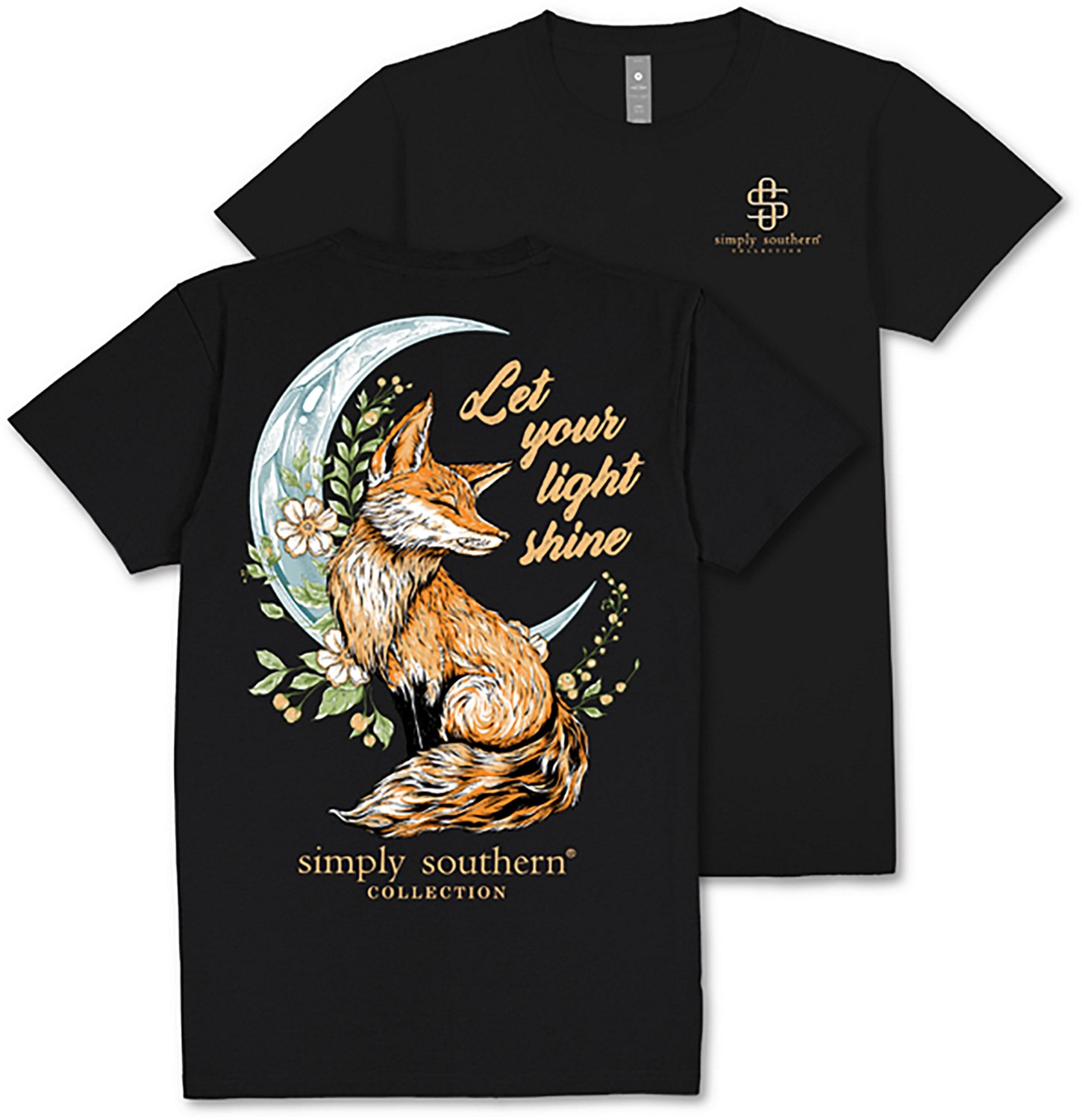 Simply Southern Women's Light Shine Fox T-shirt | Academy
