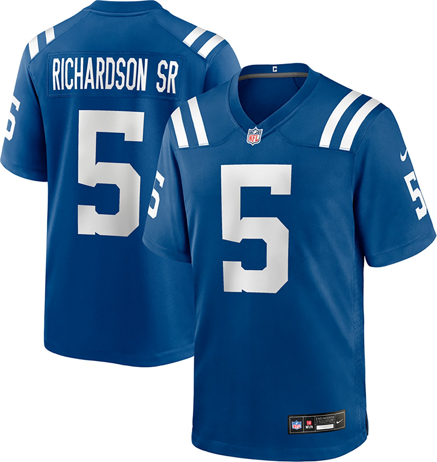 Nike Men's Colts Anthony Richardson #5 Name & Number Home Game Jersey ...