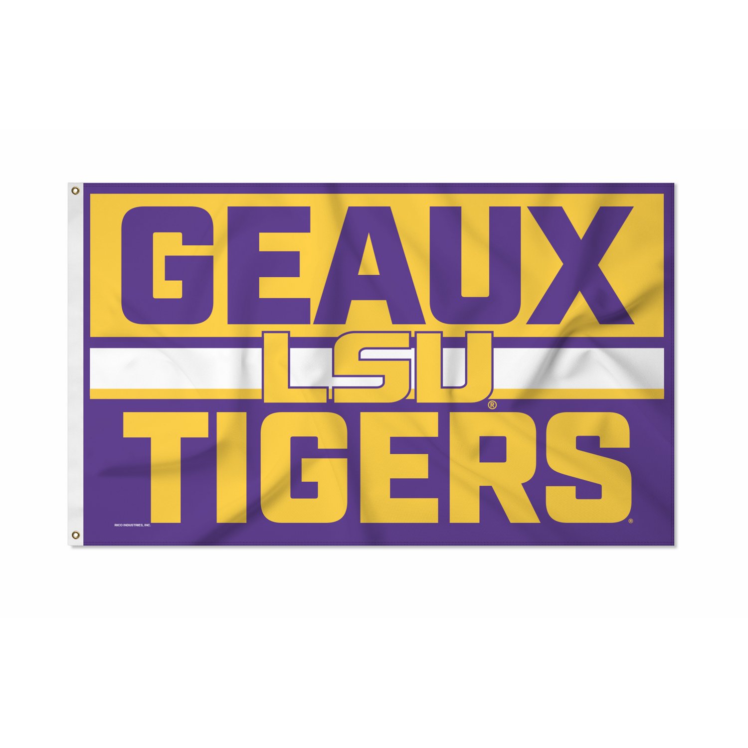 Tag Express LSU Tigers New 3X5 ft. Stacked Flag | Academy