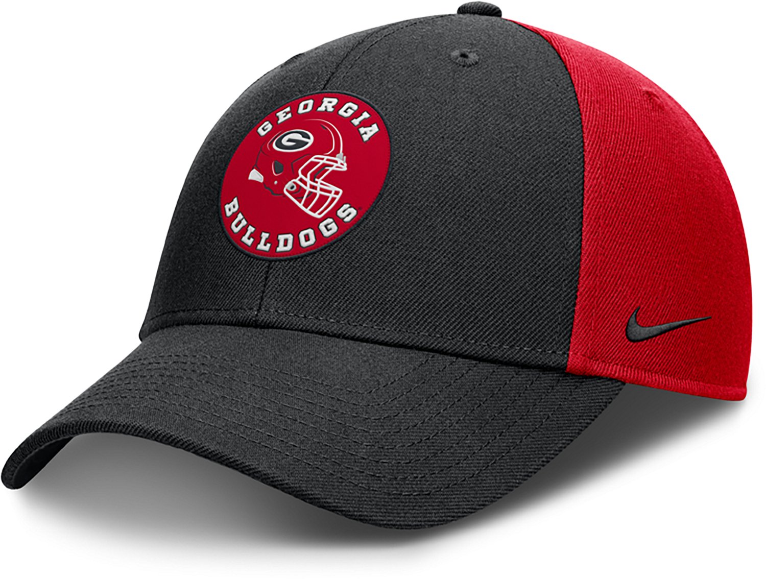 Nike Men's Georgia Dri-FIT Rise Football Helmet Logo Local Structured Adjustable Cap | Academy