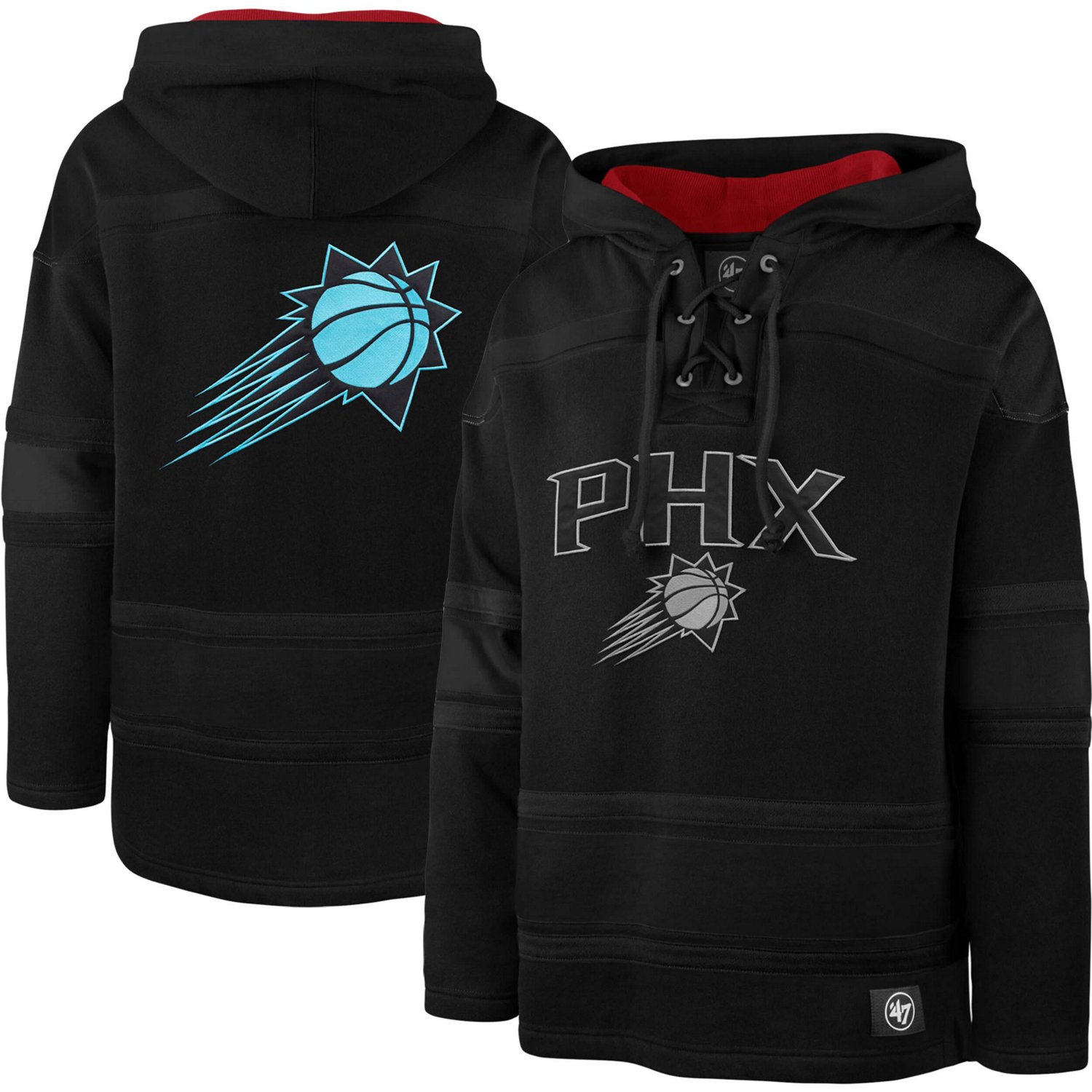 '47 Phoenix Suns 2022/23 Pregame MVP Lacer Pullover Hoodie - City Edition | Academy