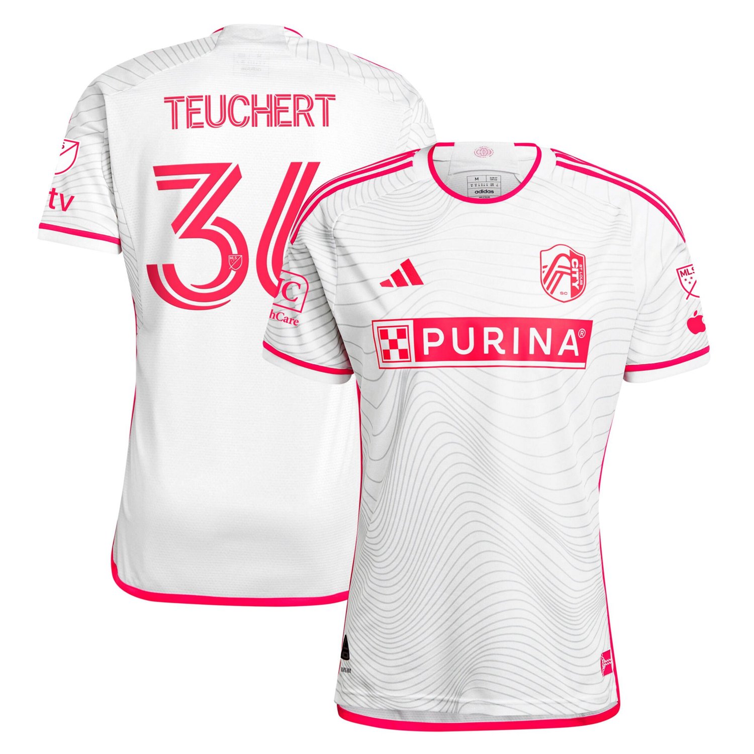 adidas Cedric Teuchert St Louis City SC 2024 The Confluence Kit ...