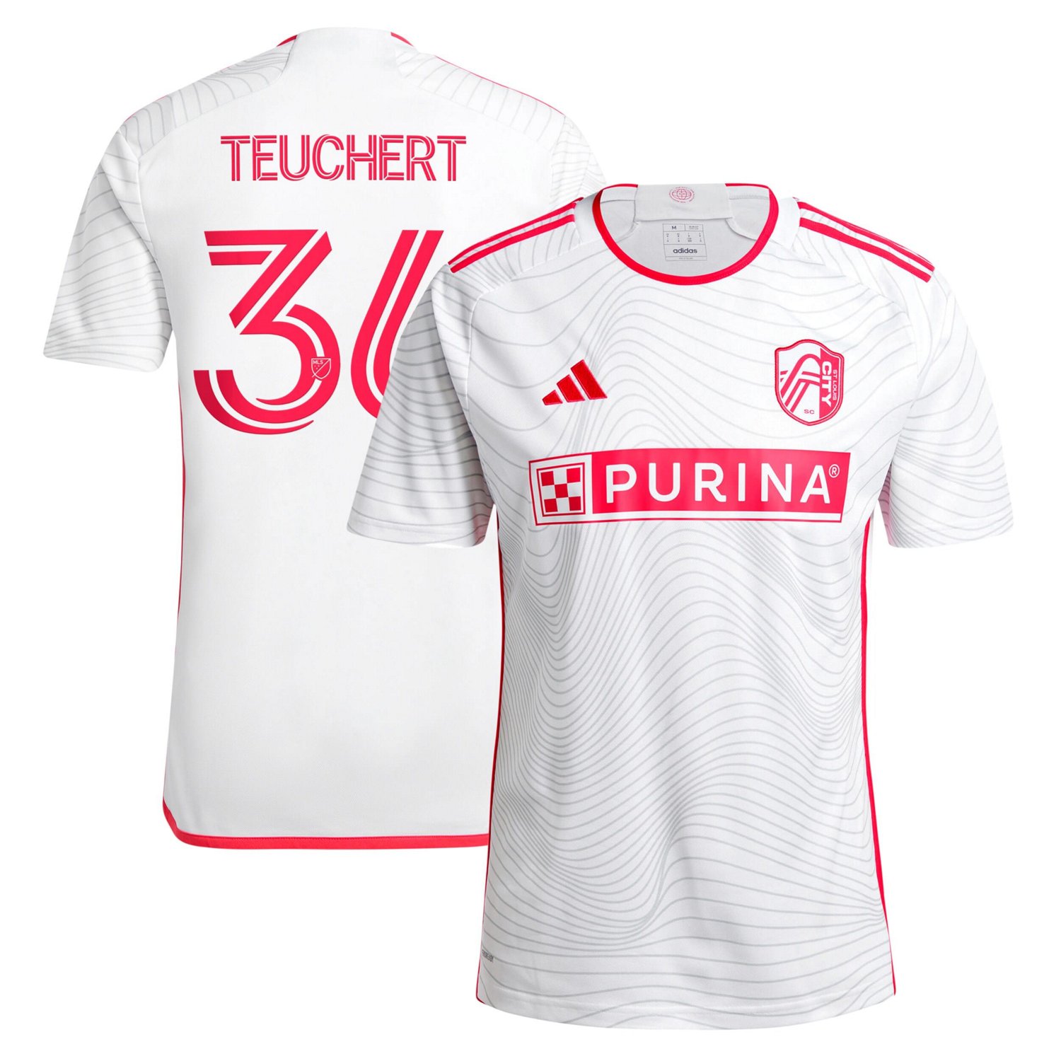 adidas Cedric Teuchert St Louis City SC 2024 The Confluence Kit Replica ...