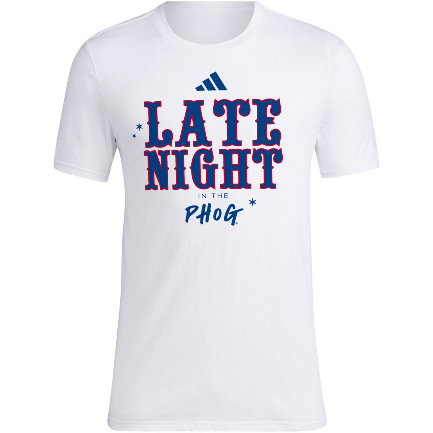 adidas Kansas Jayhawks Late Night in the Phog T-Shirt | Academy