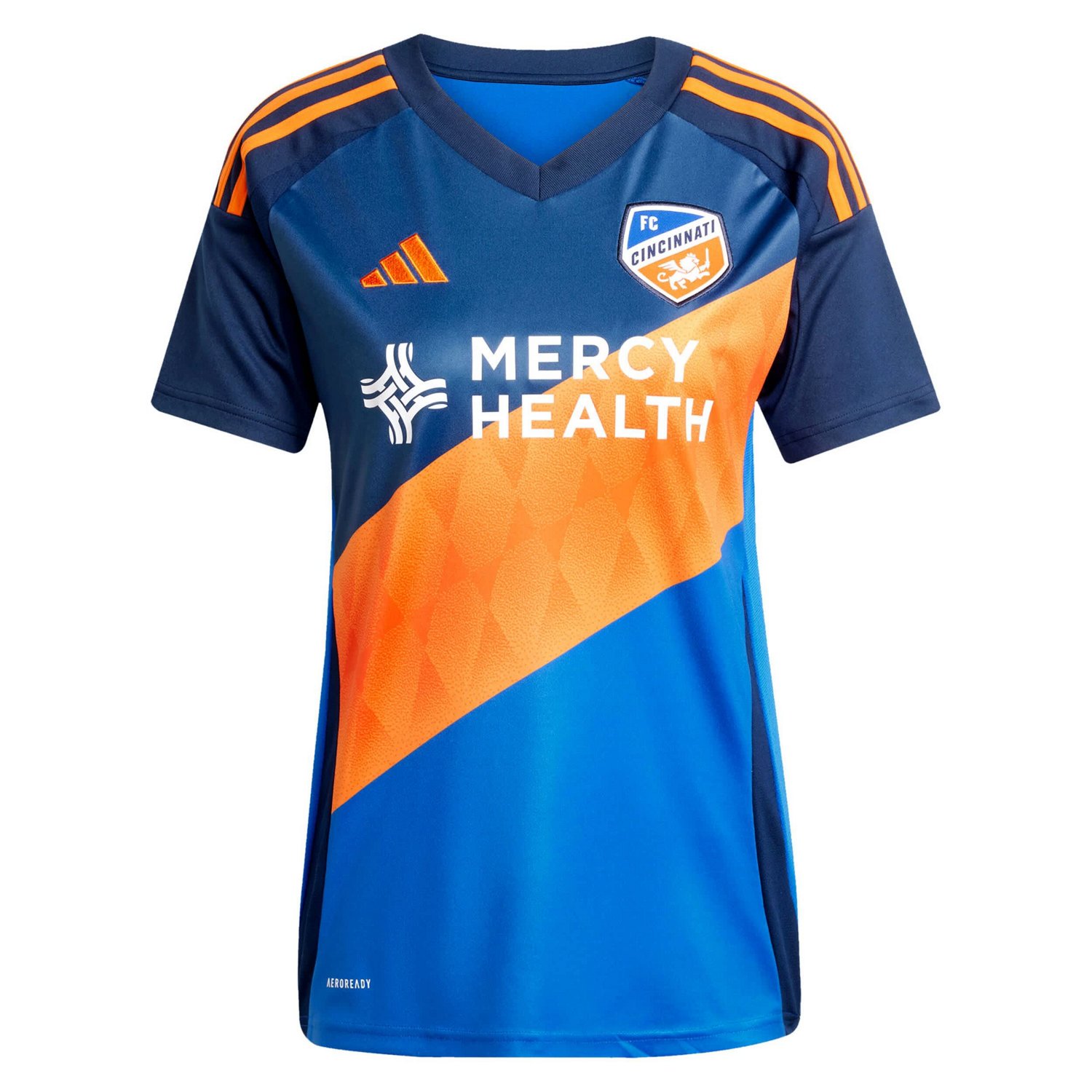 adidas Luca Orellano FC Cincinnati 2025 Orange and Legacy Kit Replica ...
