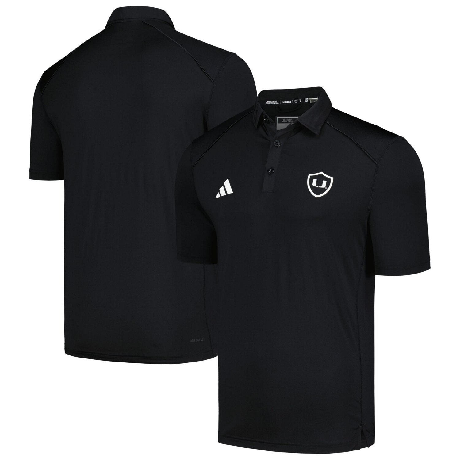 adidas Miami Hurricanes Strategy AEROREADY Polo | Academy