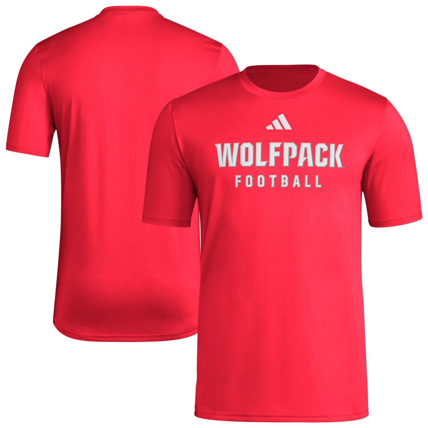 adidas NC State Wolfpack Locker Practice Football Pre-Game T-Shirt ...