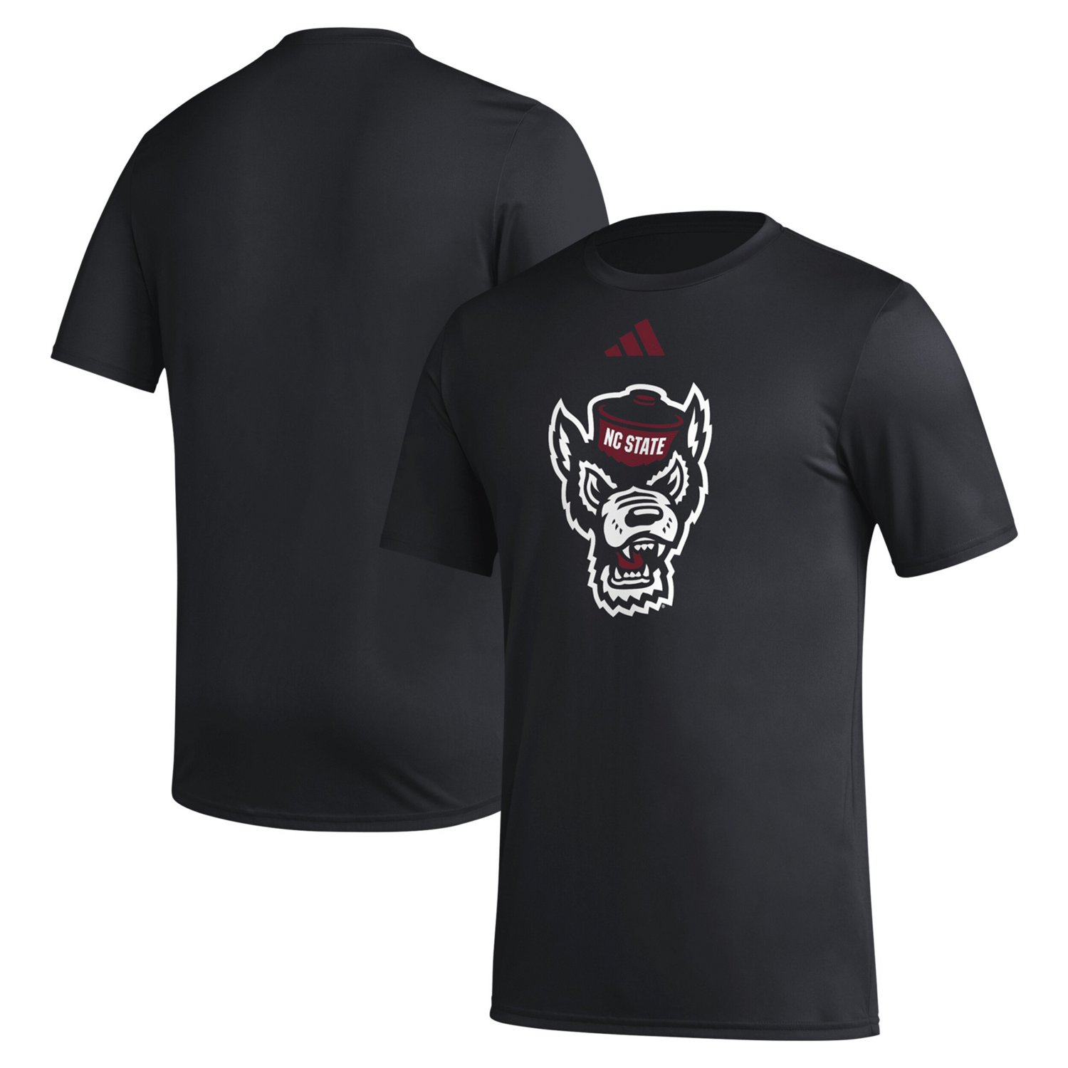 adidas NC State Wolfpack Primary Locker Logo Pre-Game AEROREADY T-Shirt ...