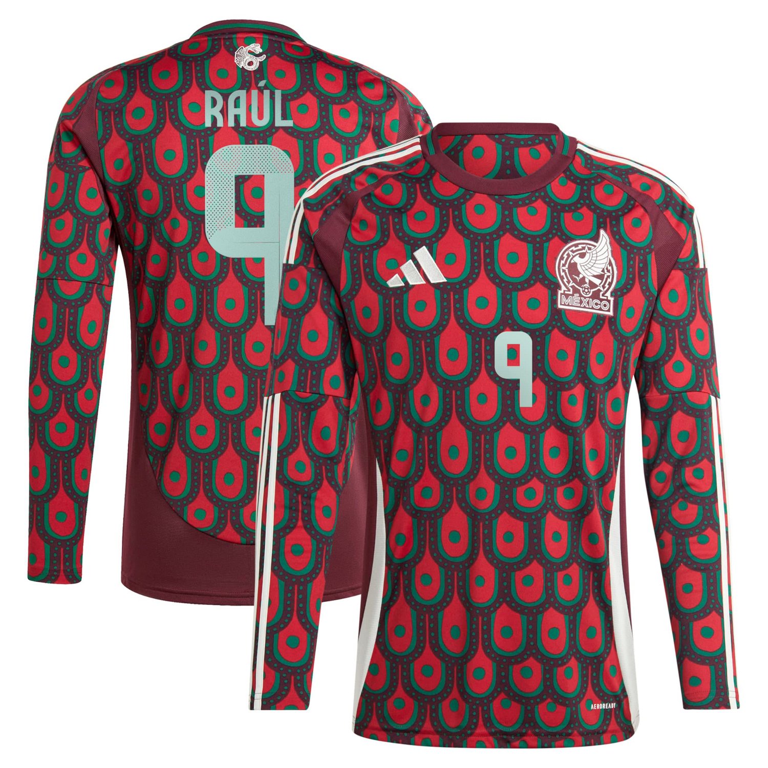 adidas Raul Jimenez Mexico National Team 2024 Home Replica Player Long ...