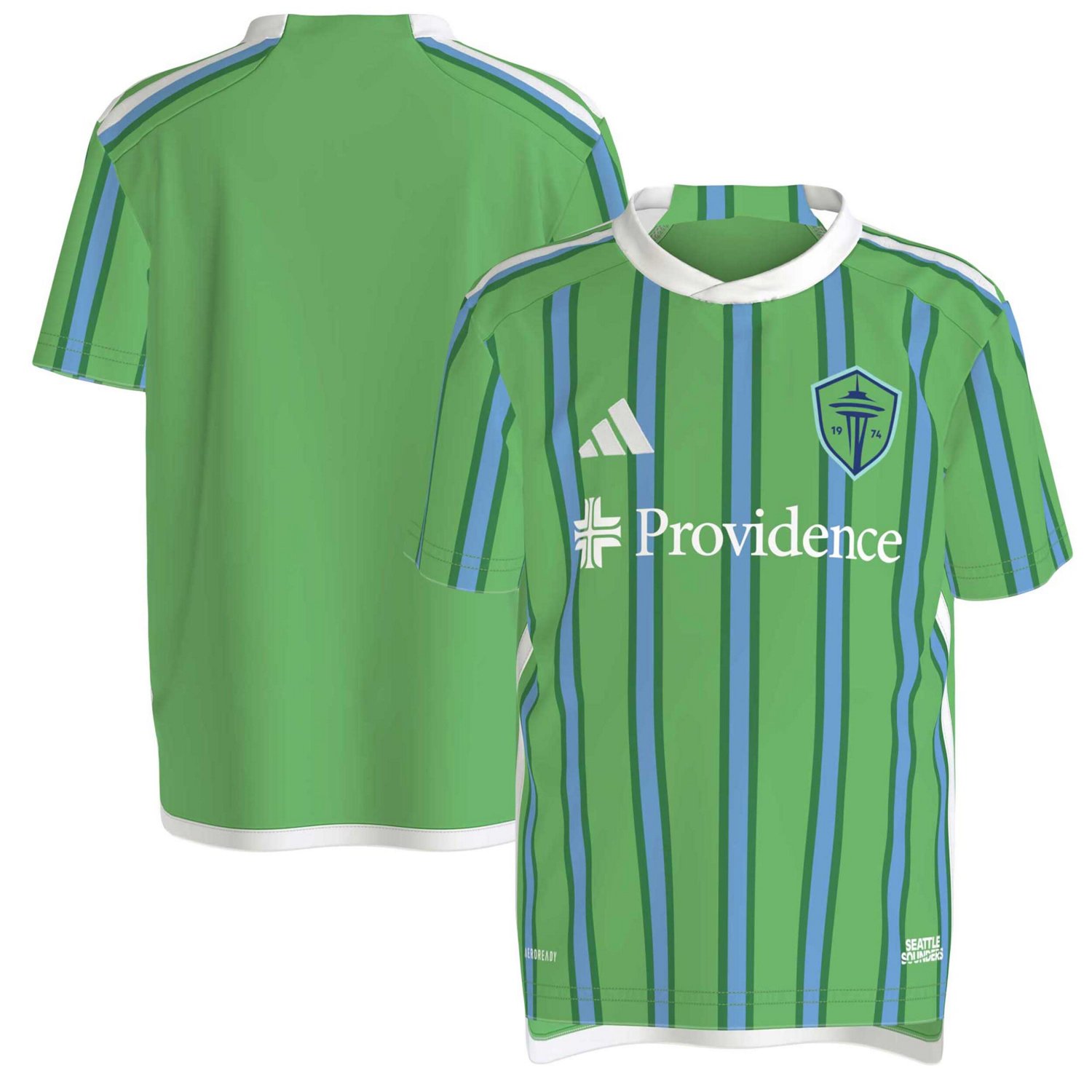 adidas Rave Seattle Sounders FC 2024 AEROREADY Team Jersey | Academy