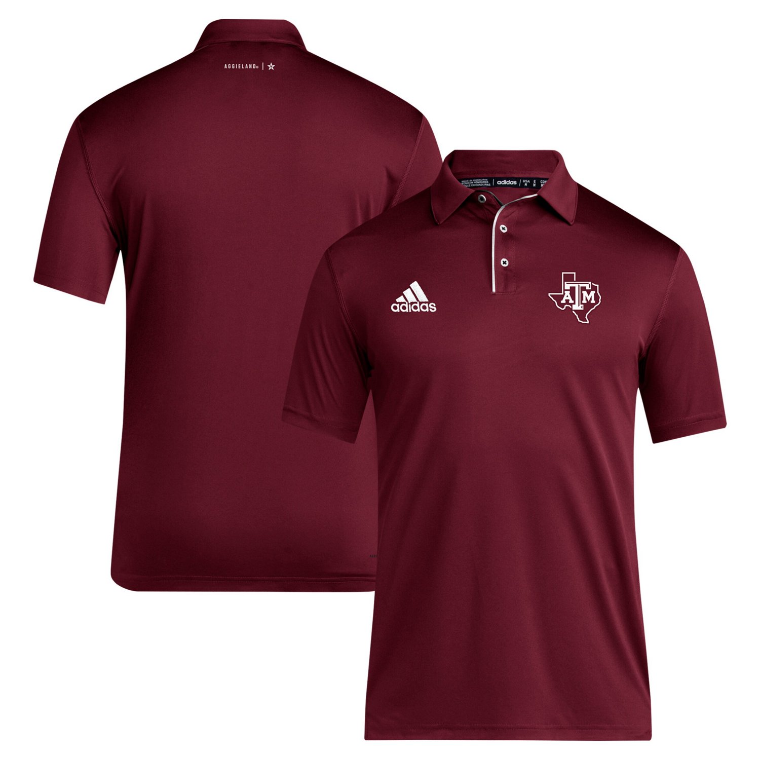 adidas Texas AM Aggies 2024 Coaches AEROREADY Polo | Academy
