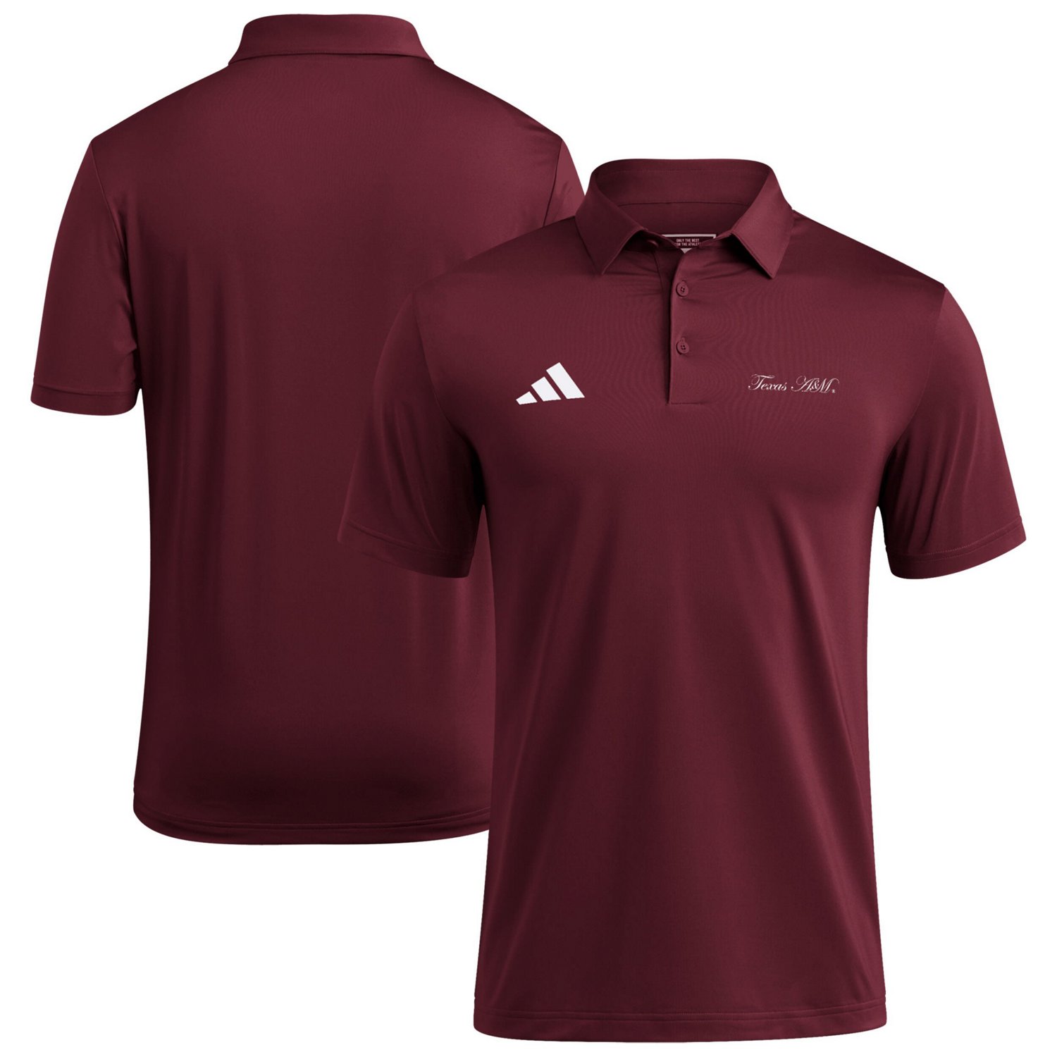 adidas Texas AM Aggies Ultimate 365 Polo | Academy