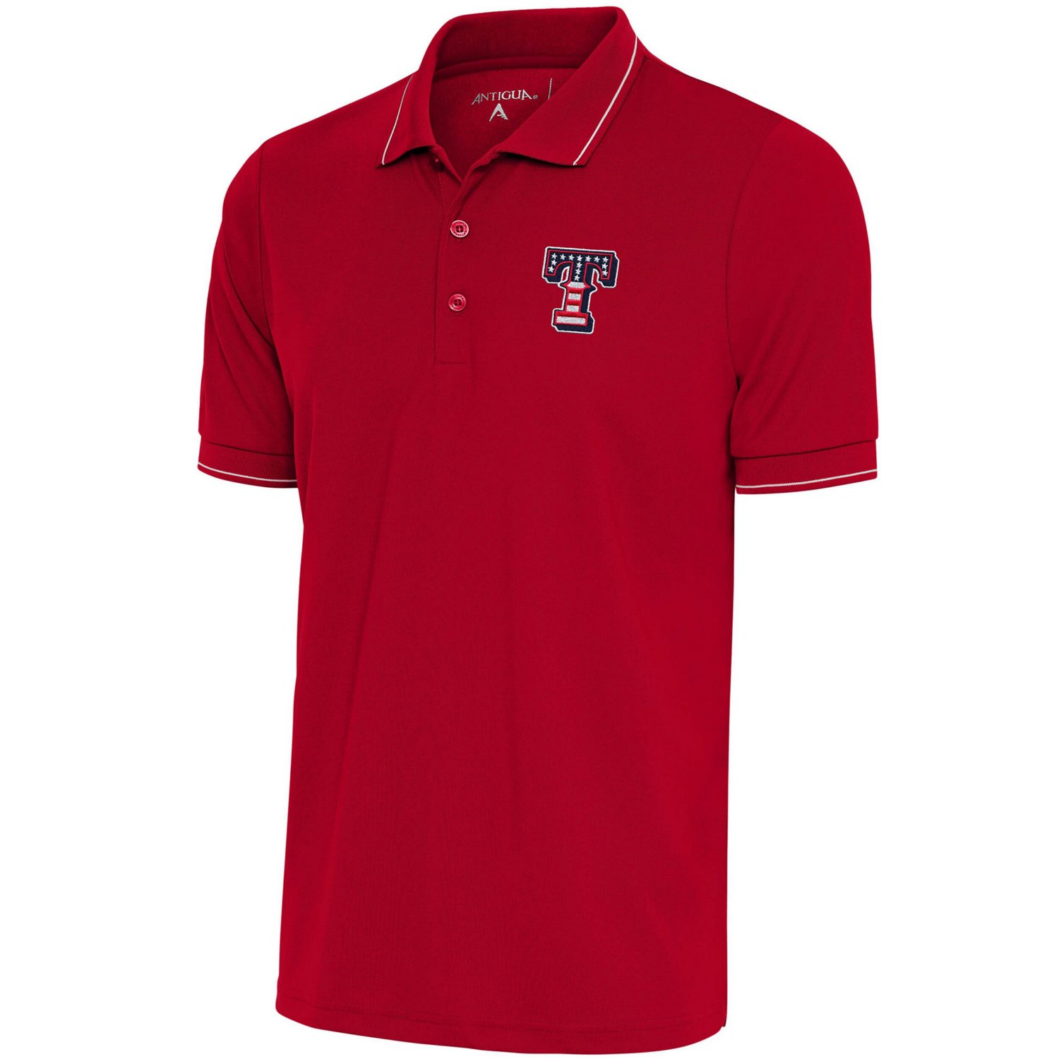 Antigua /White Texas Rangers Patriotic Affluent Polo | Academy