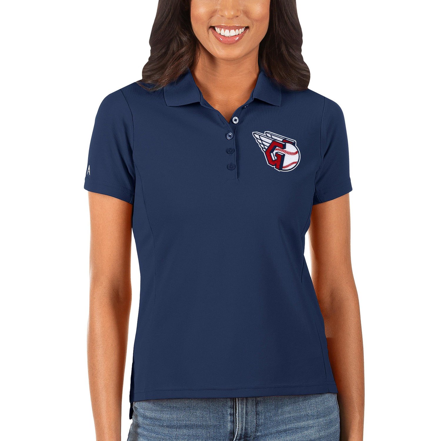 Antigua Cleveland Guardians Legacy Pique Polo | Academy