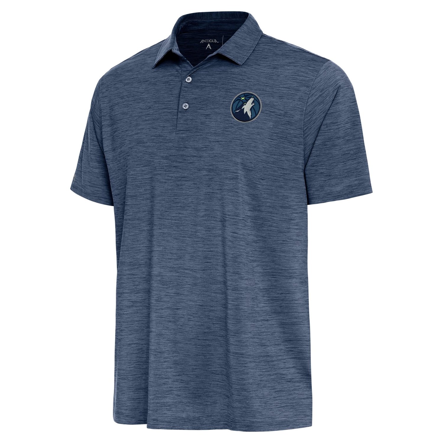 Antigua Heather Minnesota Timberwolves Layout Polo | Academy