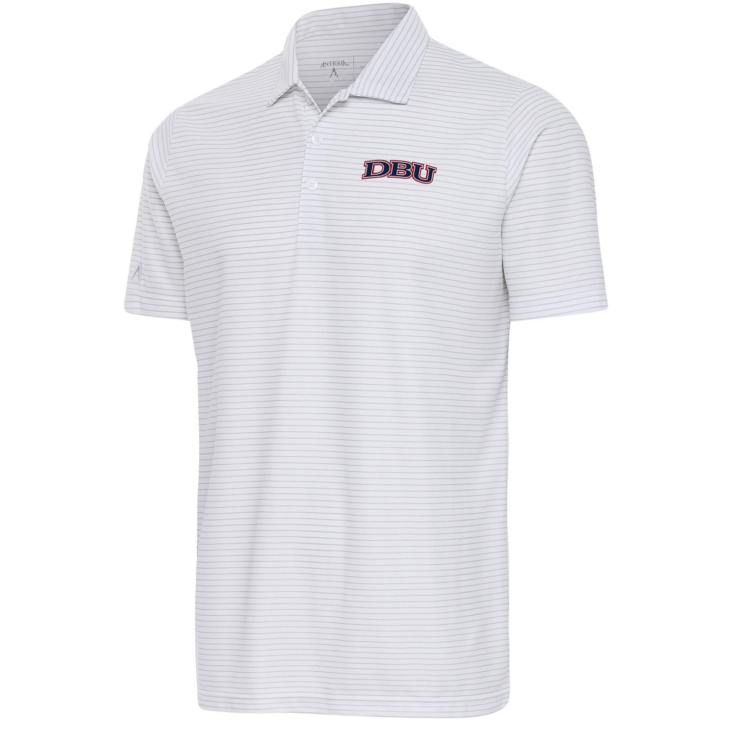 Antigua Heather /Red Dallas Baptist Patriots Esteem Polo | Academy