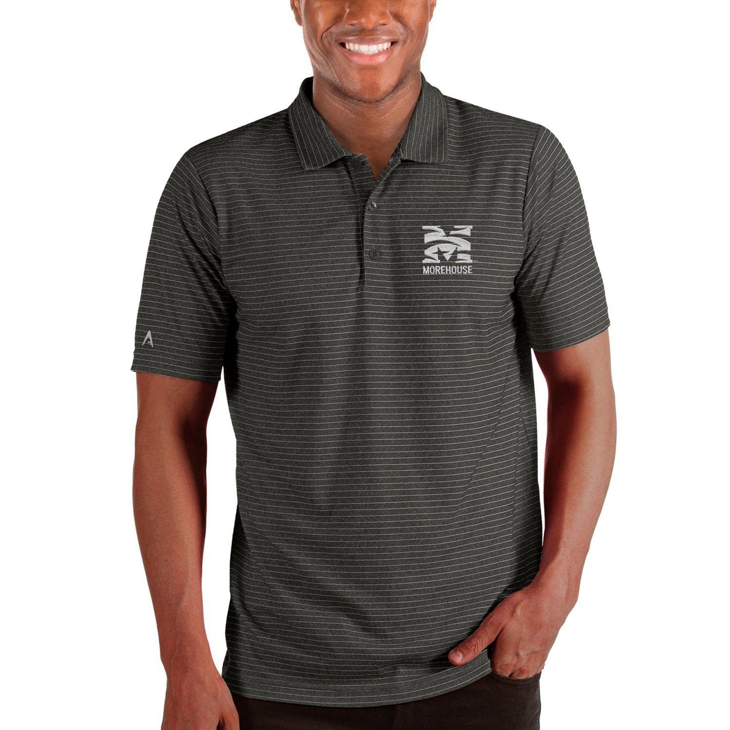 Antigua Morehouse Maroon Tigers Esteem Polo | Academy
