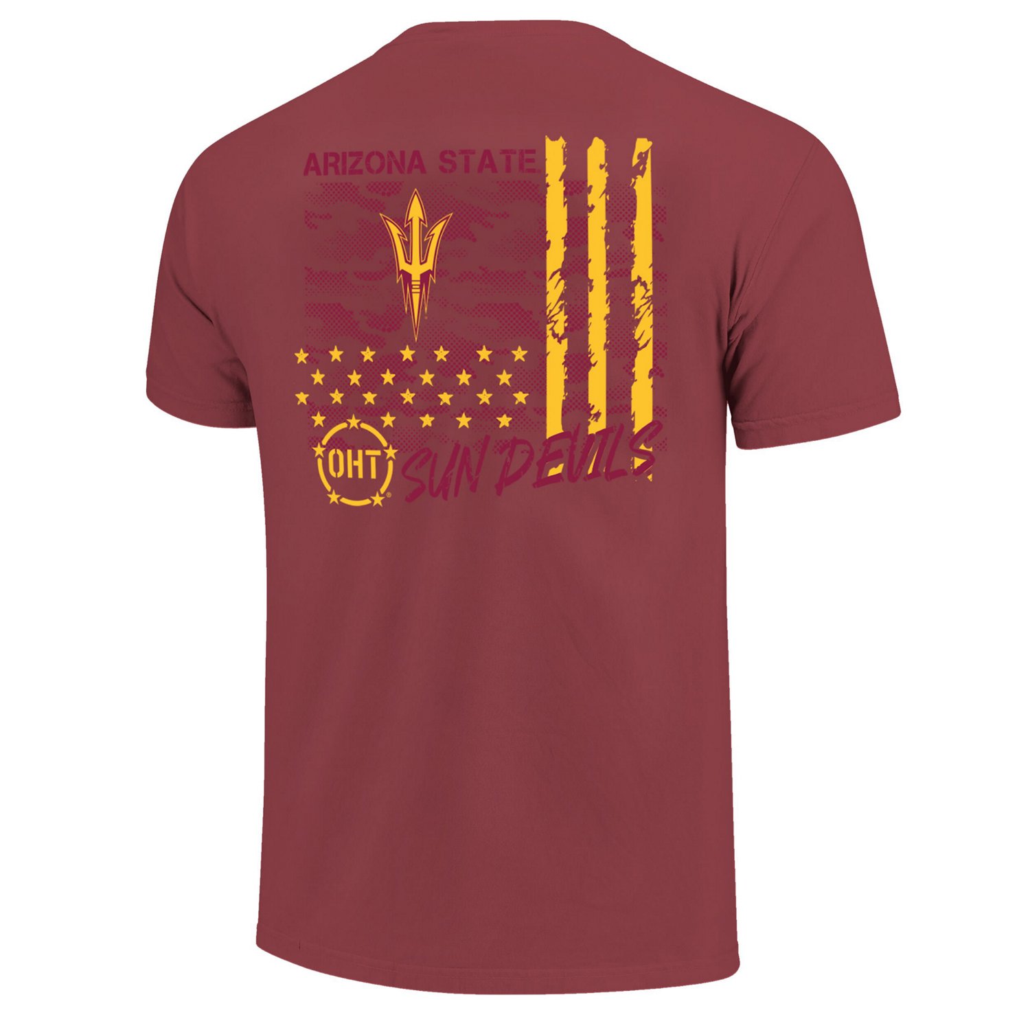 Arizona State Sun Devils Comfort Colors OHT Camo Overlay T-Shirt | Academy