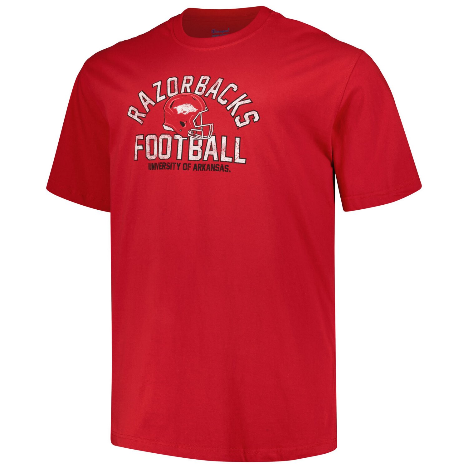 Champion Arkansas Razorbacks Big Tall Football Helmet T-Shirt | Academy