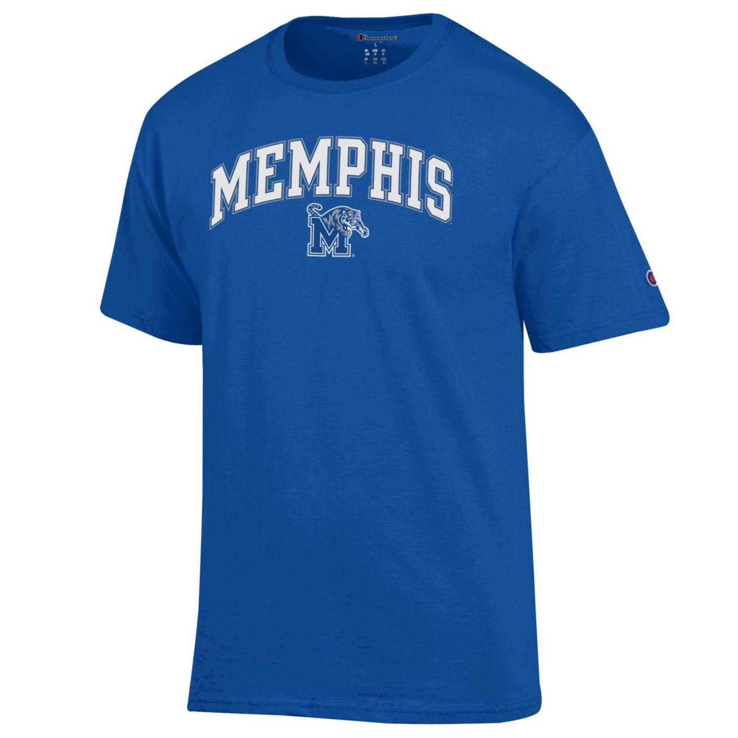 Champion Memphis Tigers Arch Over Logo T-Shirt | Academy