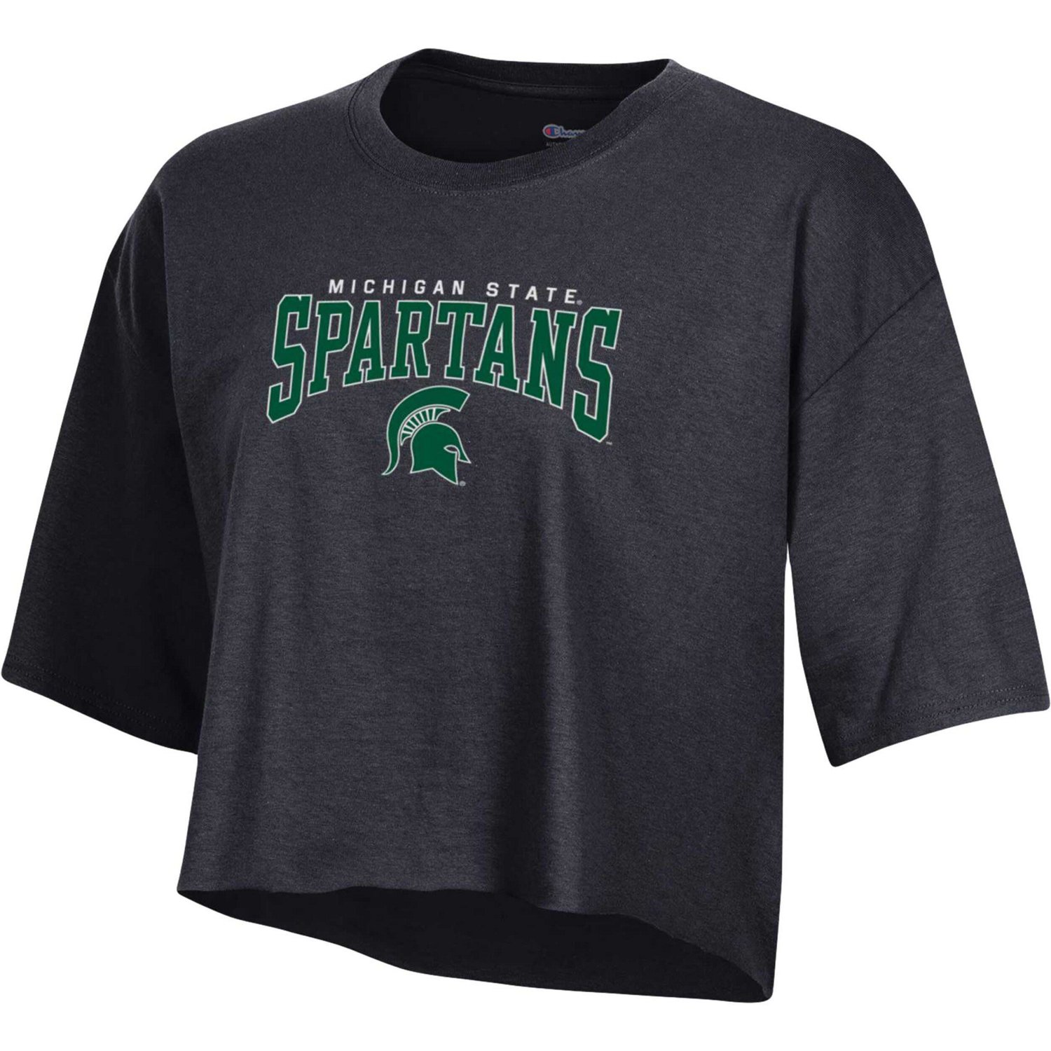 Champion Michigan State Spartans Boyfriend Cropped T-Shirt | Academy