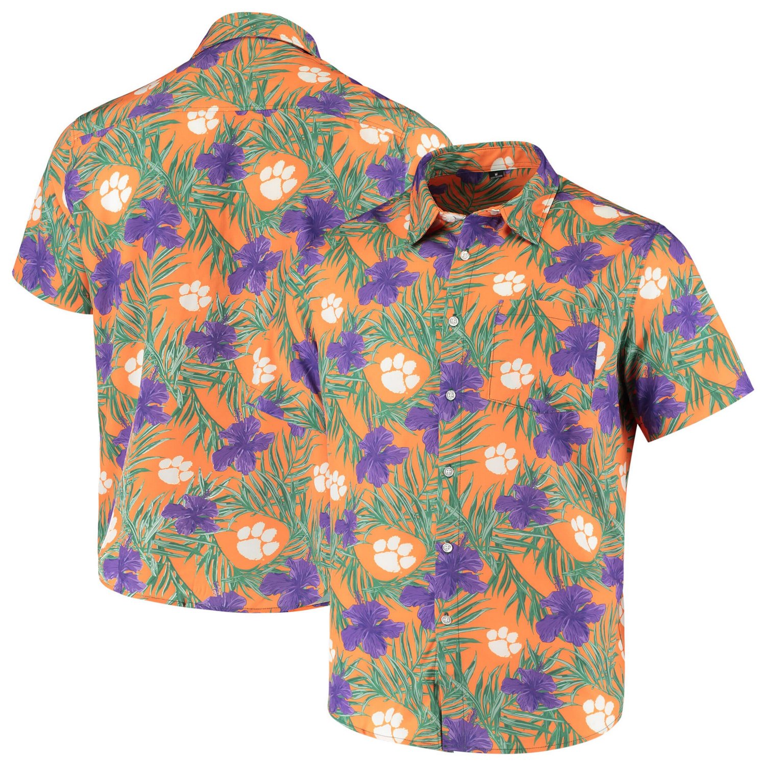 Clemson Tigers Floral Button-Up Shirt | Free Shipping at Academy