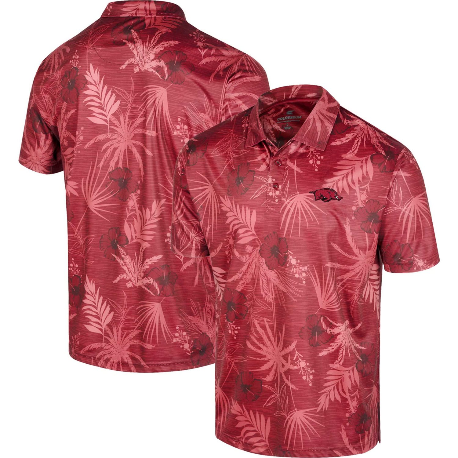 Colosseum Arkansas Razorbacks Palms Team Polo | Academy