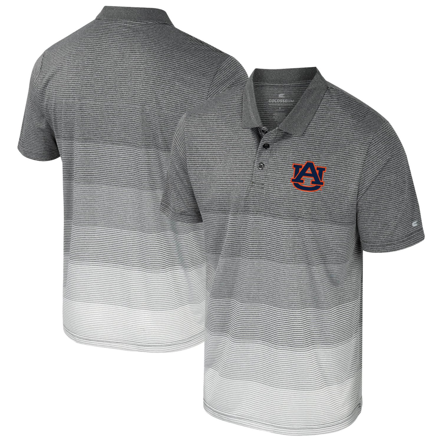 Colosseum Auburn Tigers Striped Mesh Polo | Academy