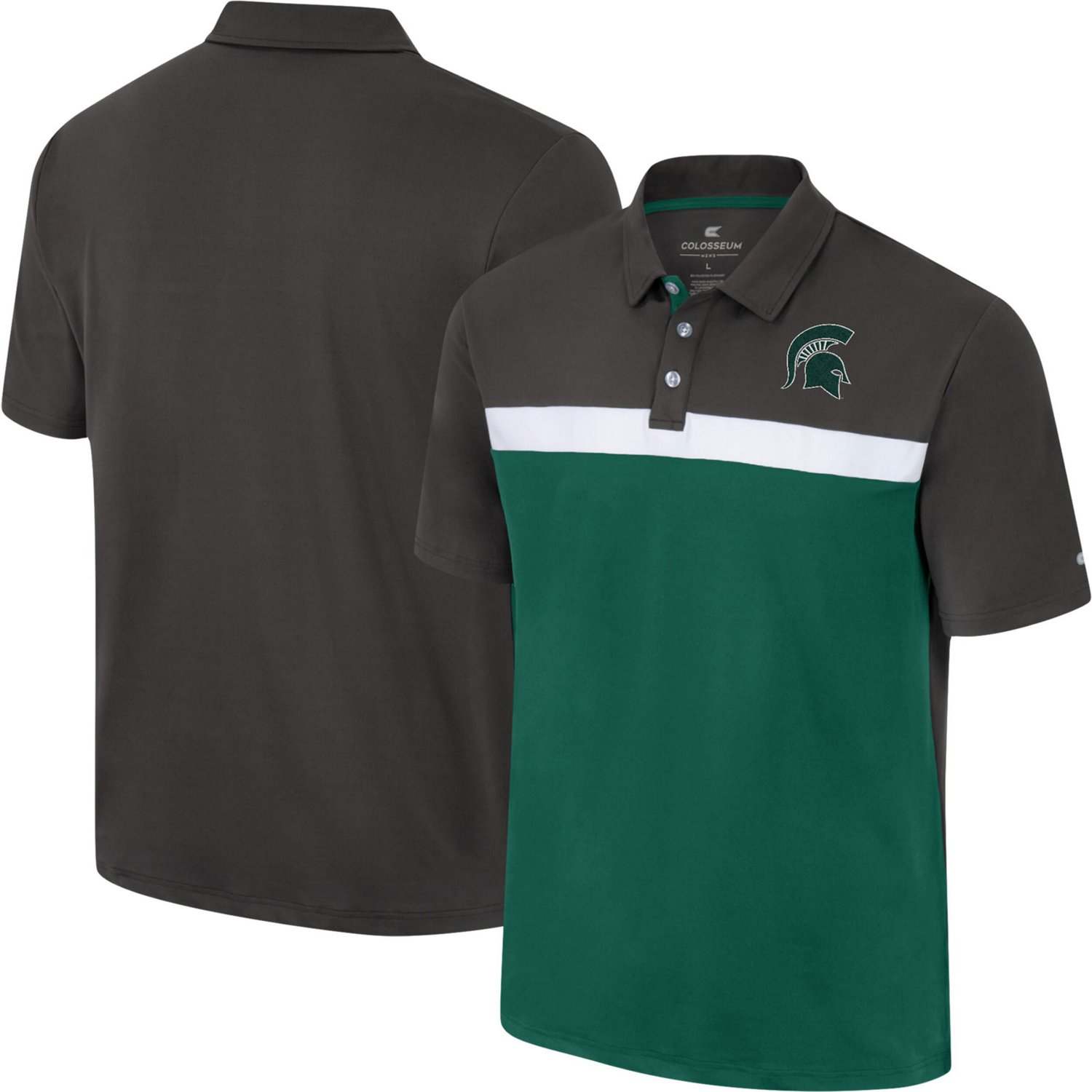 Colosseum Michigan State Spartans Two Yutes Polo | Academy