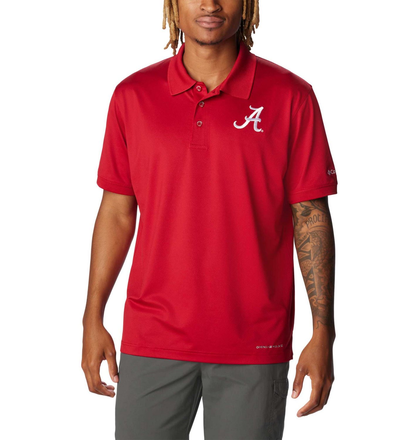 Columbia Alabama Tide PFG Tamiami Omni-Shade Polo | Academy