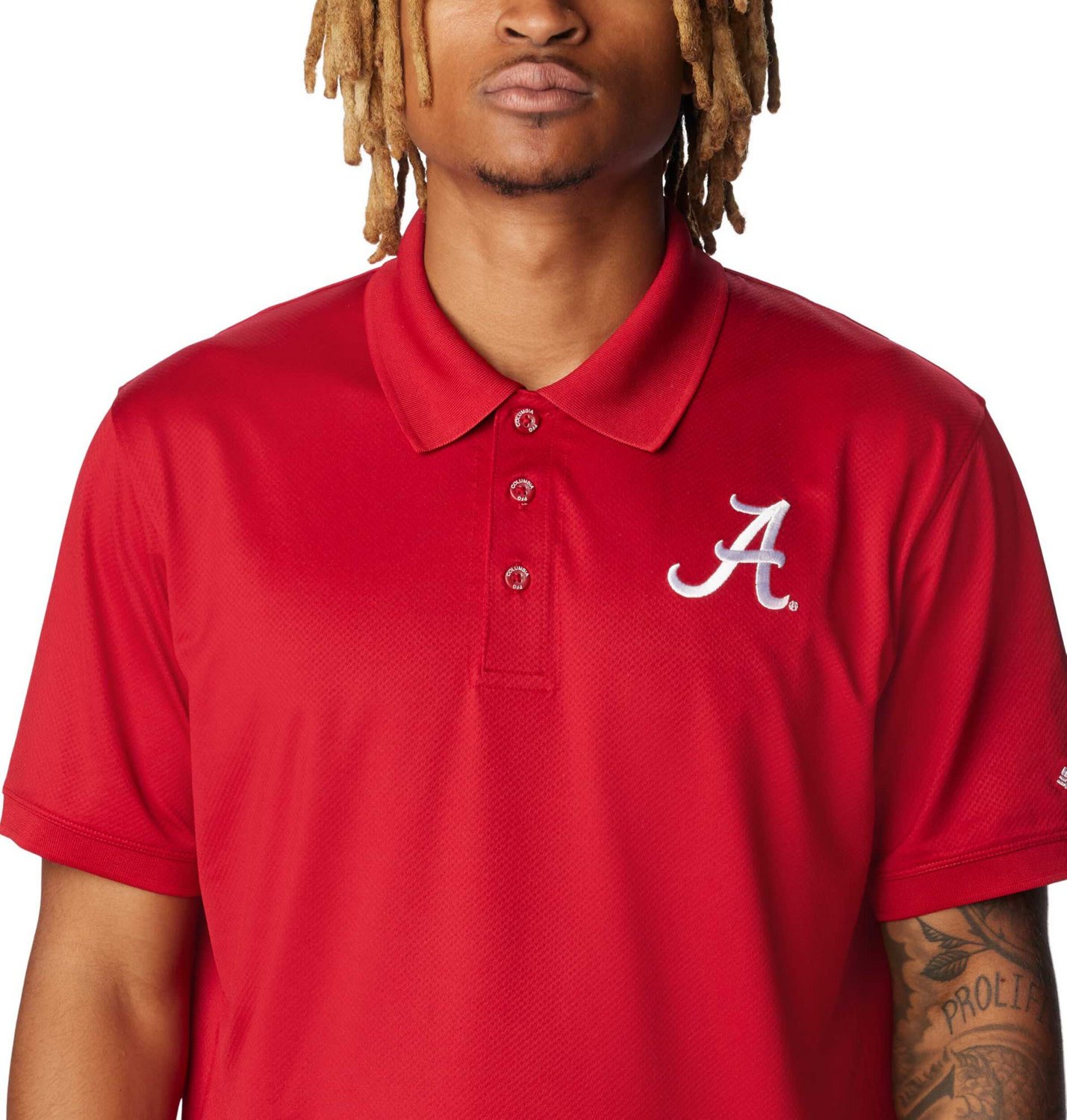 Columbia Alabama Tide PFG Tamiami Omni-Shade Polo | Academy