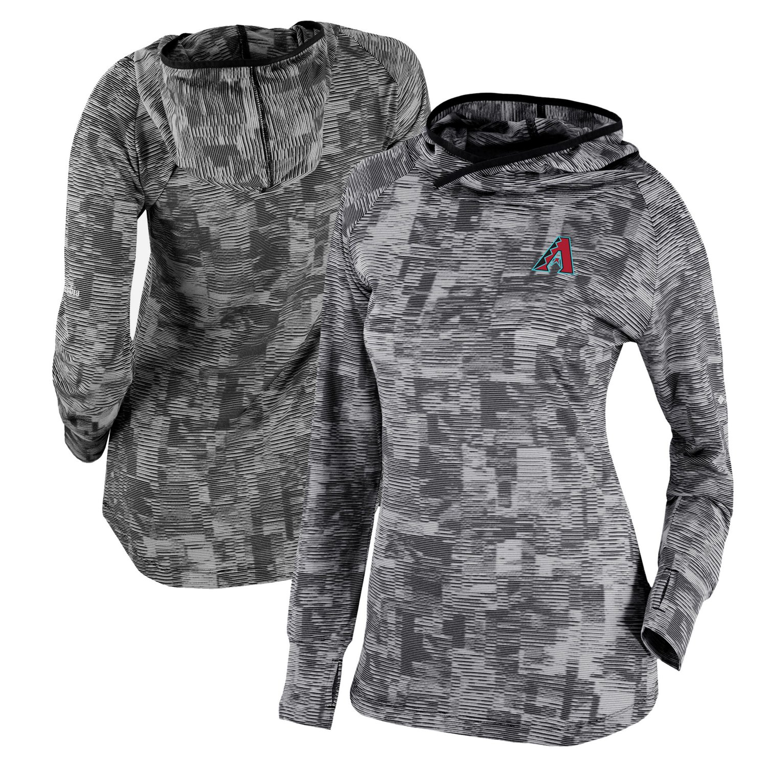 Columbia Arizona Diamondbacks Omni-Wick Sunday Ball Pullover Hoodie ...
