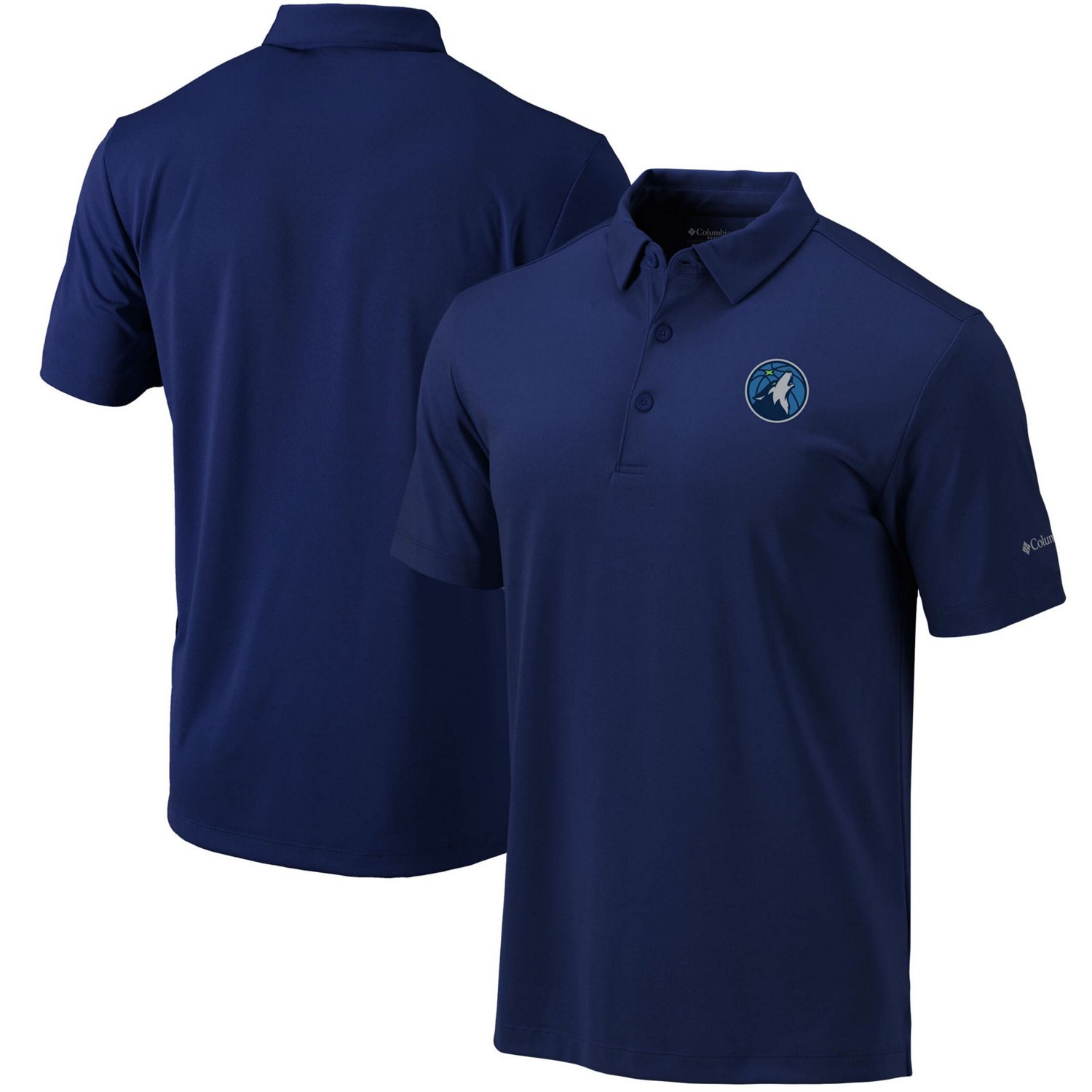 Columbia Minnesota Timberwolves Logo Omni-Wick Drive Polo | Academy