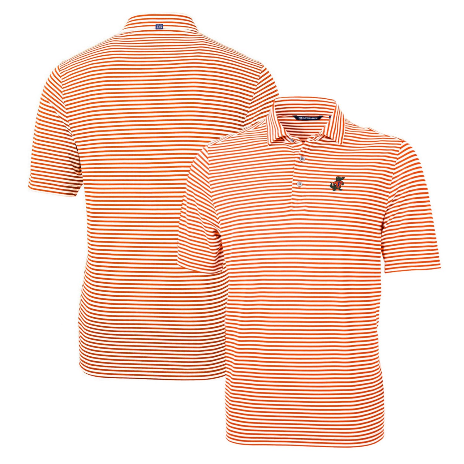 Cutter Buck Florida Gators Throwback Logo Virtue Eco Pique Stripe ...