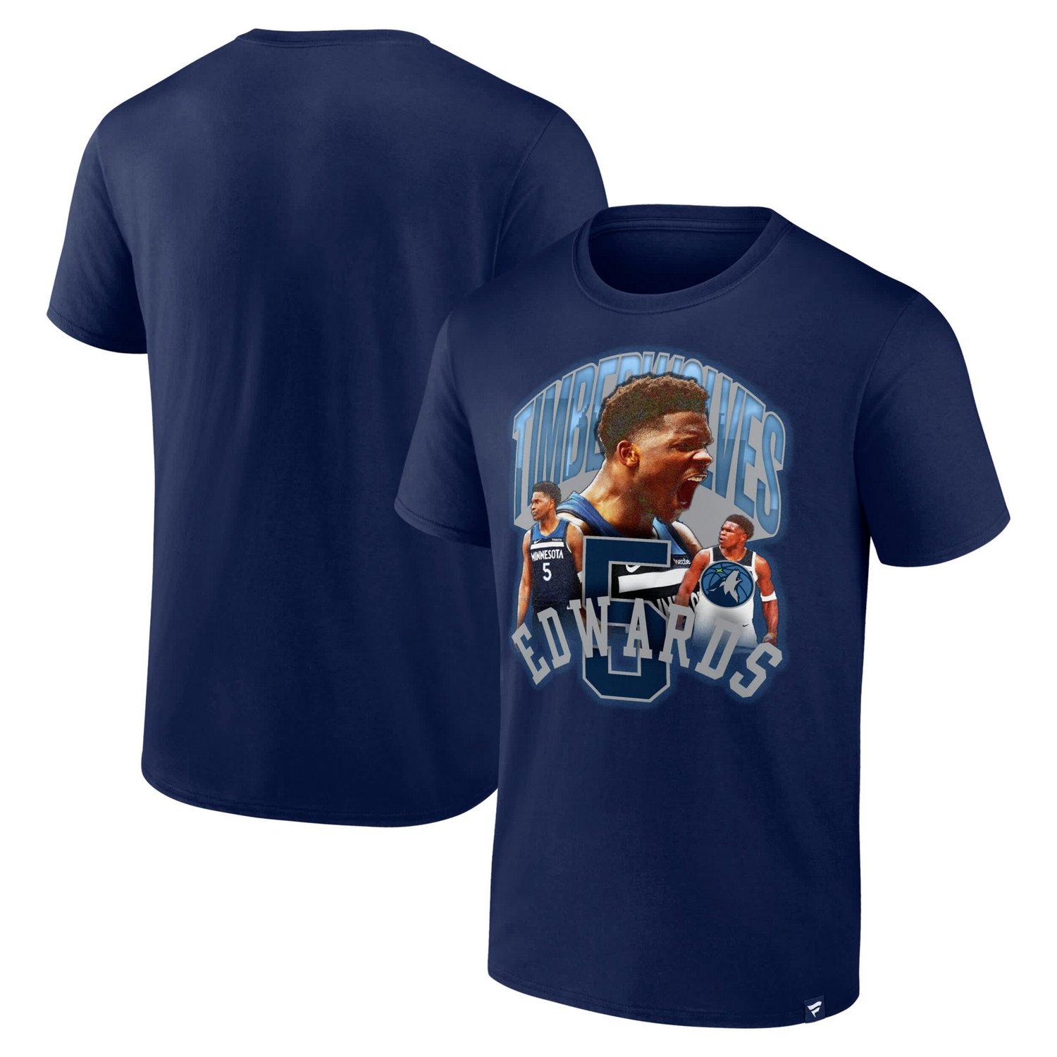 Fanatics Anthony Edwards Minnesota Timberwolves Notorious 40 T-Shirt ...