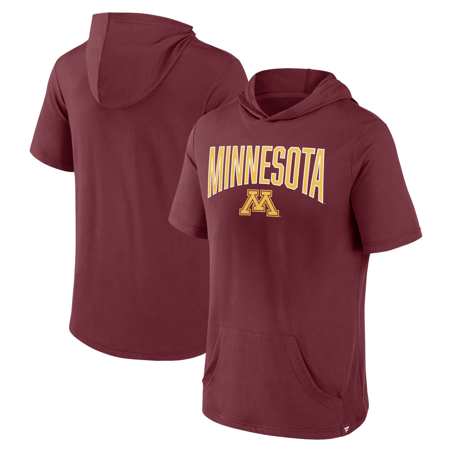 Fanatics Minnesota Golden Gophers Outline Lower Arch Hoodie T-Shirt ...