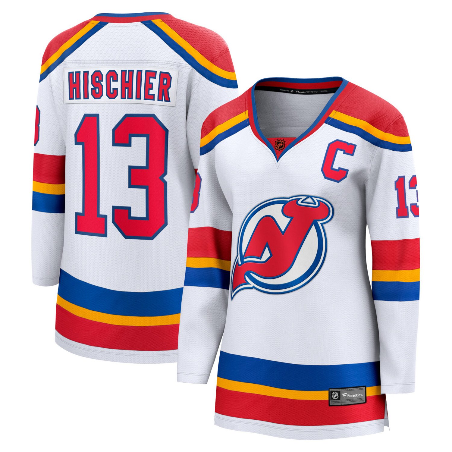 Fanatics Nico Hischier New Jersey Devils Captain Patch Special Edition ...